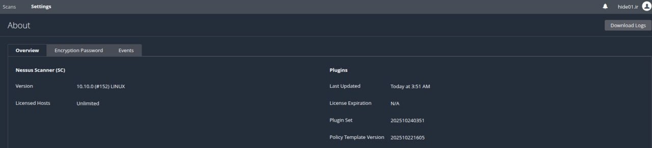 ابزار Nessus Professional - HideZeroOneHideZeroOne